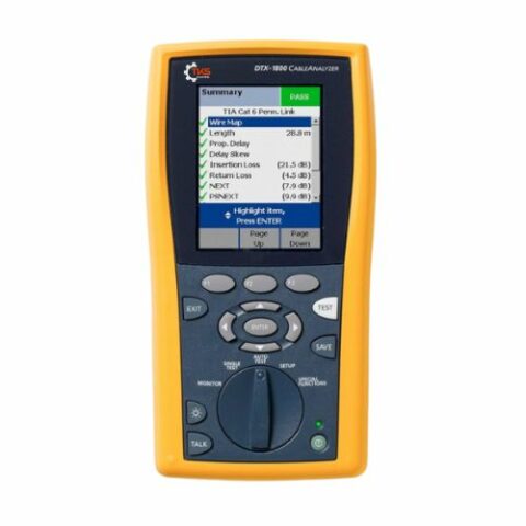 TKS-1800 DTX Cable Analyzer - fluke tester - TKS Industries